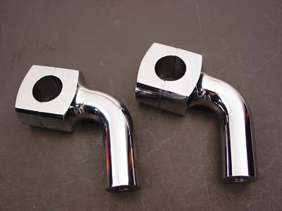 3 inch Pullback Riser Set Chrome – Retrocycle, LLC