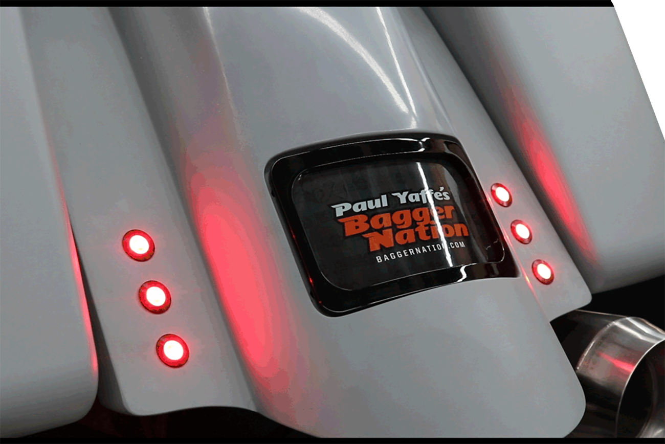 PAUL YAFFE BAGGER NATION Brake/Run/Turn Signal - Black PYO:BOLTS-TB-B ...