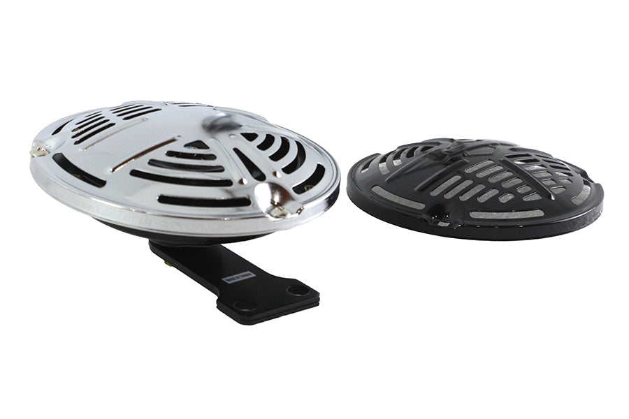 12 Volt Spring Horn with Black Face – Retrocycle, LLC