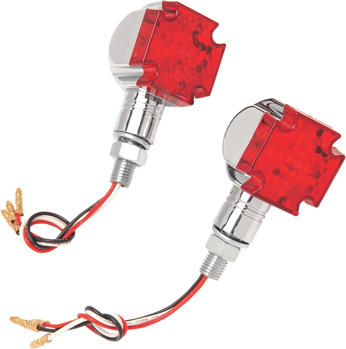 2040-0119 - EMGO LED Maltese Marker Lights - Chrome/Red 61-99155 ...