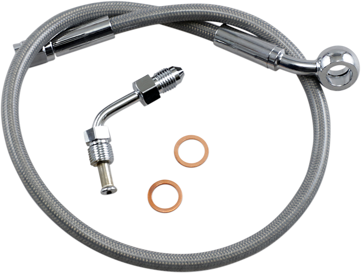 1741-5704 - MAGNUM Brake Line - Upper with Adapter - Sterling Chromite ...