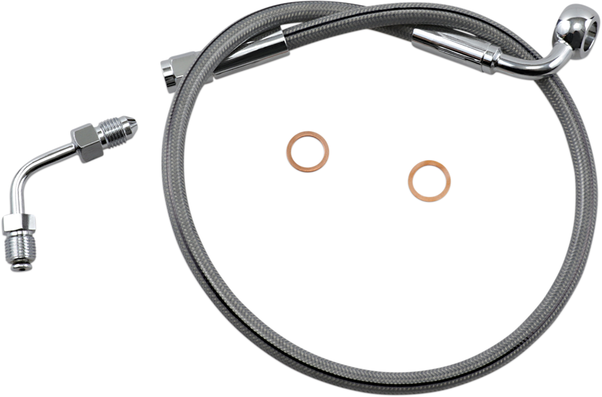 1741-5718 - MAGNUM Brake Line - Upper with Adapter - Sterling Chromite ...