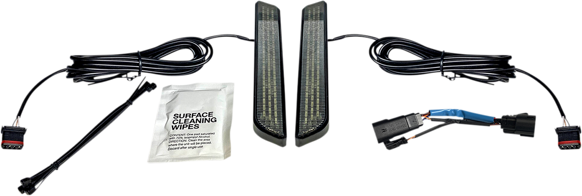 2040-2661 - CUSTOM DYNAMICS LED Fork Light - Smoke - Black CD-FORK-SS8 ...