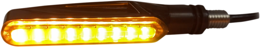 2020-1921 - CUSTOM DYNAMICS LED Turn Signal - Amber/White - Front CD-M ...