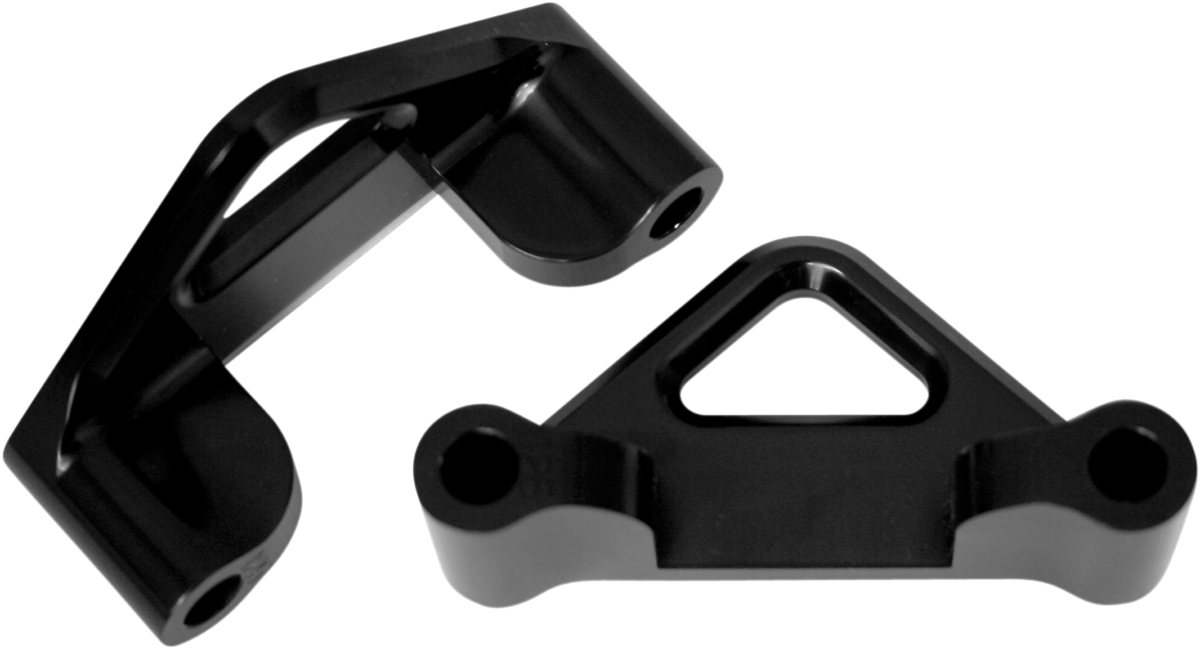 ACCUTRONIX Hot Legs/Bagger Legs Fender Spacers - Black - 1.25" Spacer ...