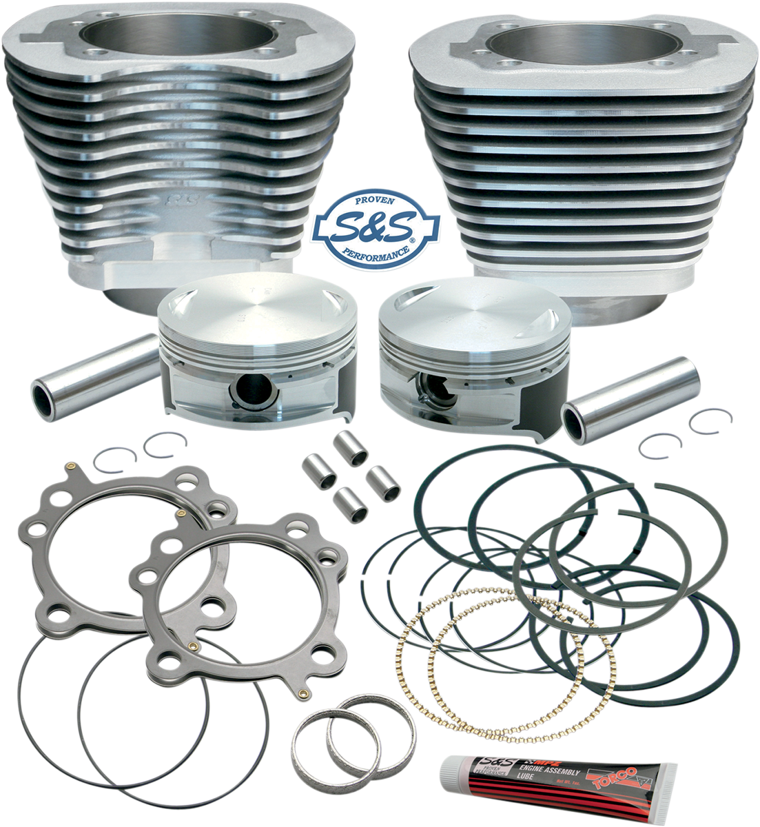 0931-0431 - S&S CYCLE Cylinder and Piston Kit 910-0199 – Retrocycle, LLC