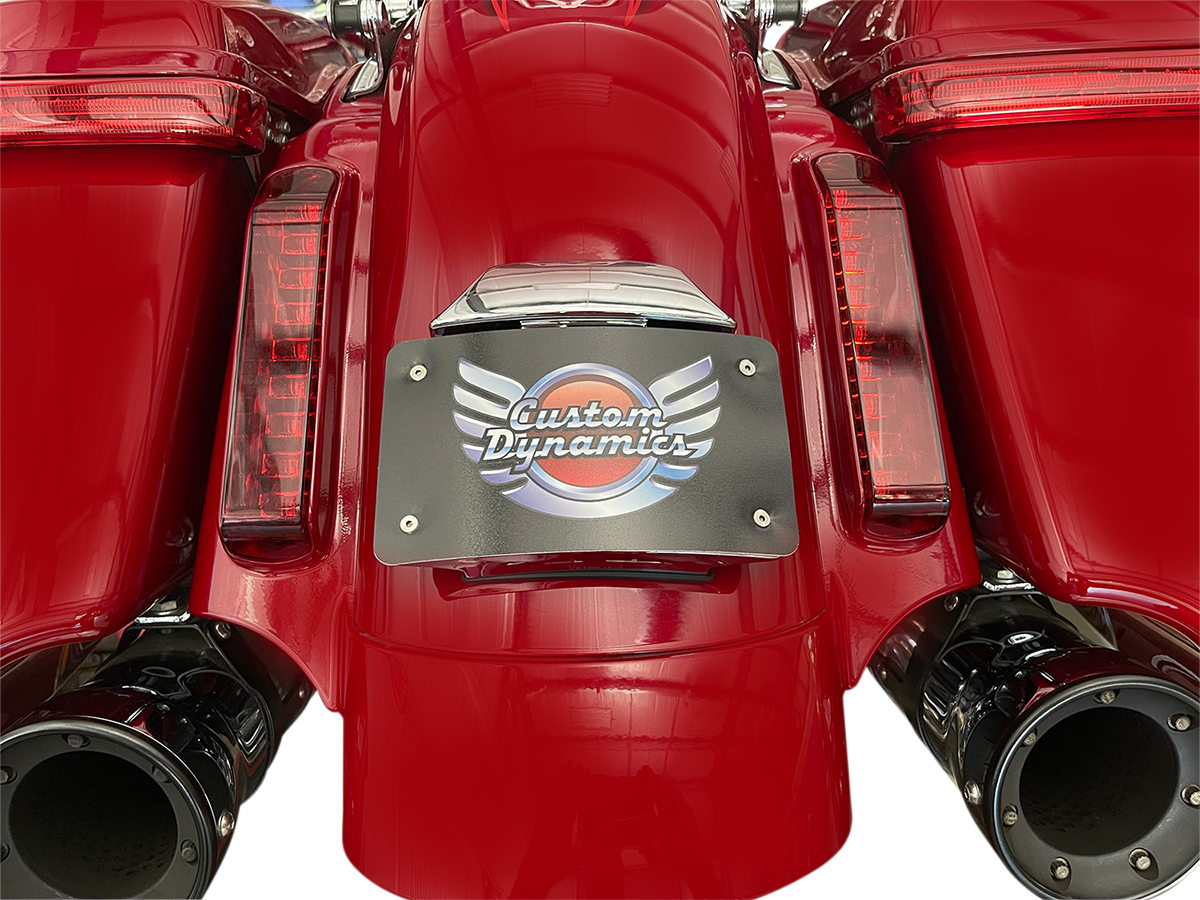 2030-1960 - CUSTOM DYNAMICS License Plate Mount -CVO - Chrome CD-CVO-M ...