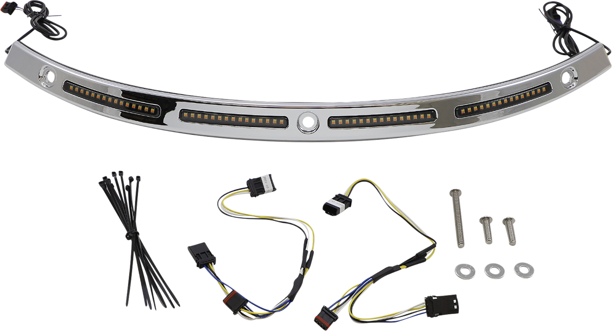 2040-2823 - CUSTOM DYNAMICS Windshield Trim - Sequential Turn Signals ...