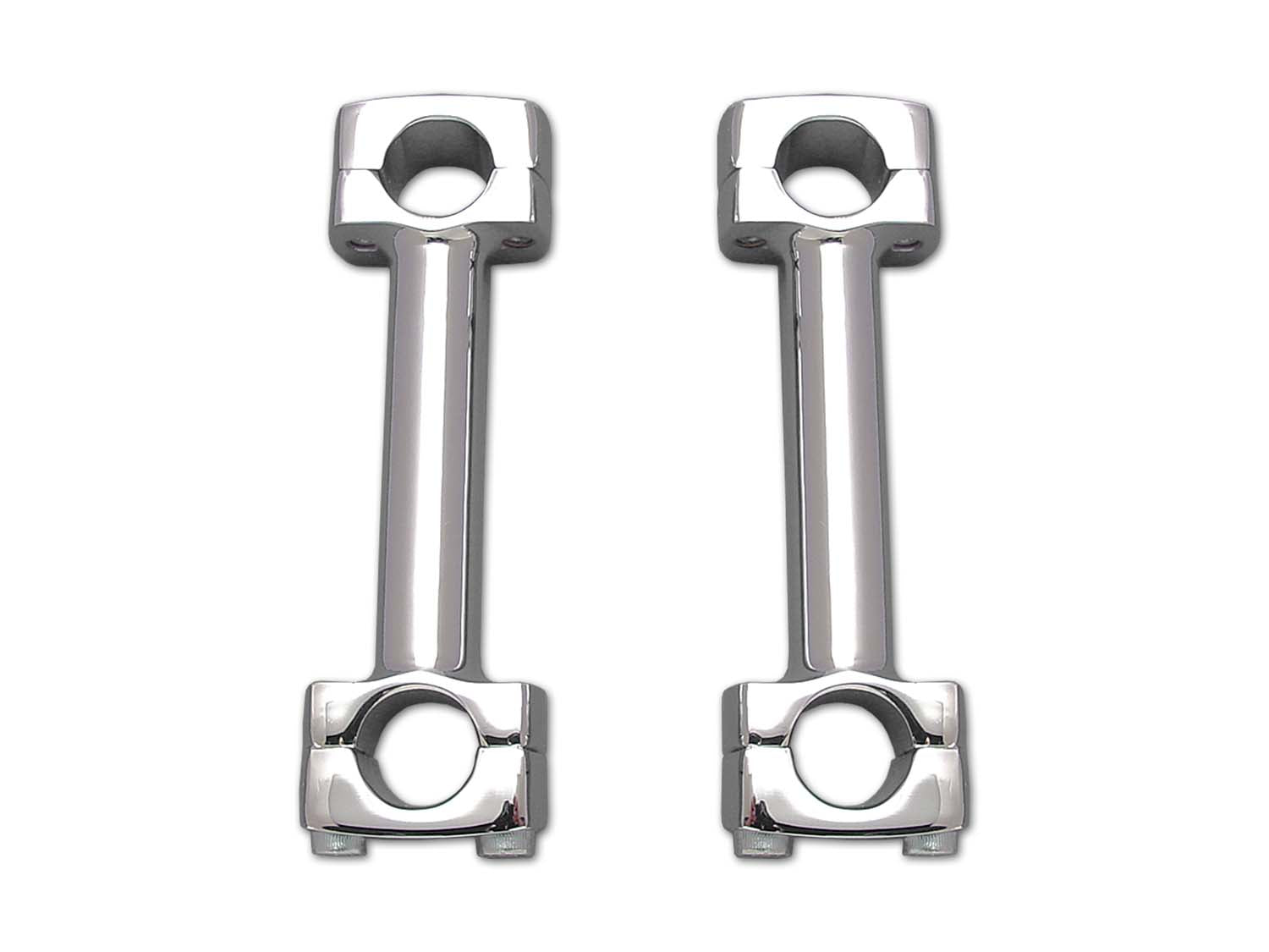 25-2158 - 3 Dog Bone Riser Set Chrome – Retrocycle, LLC