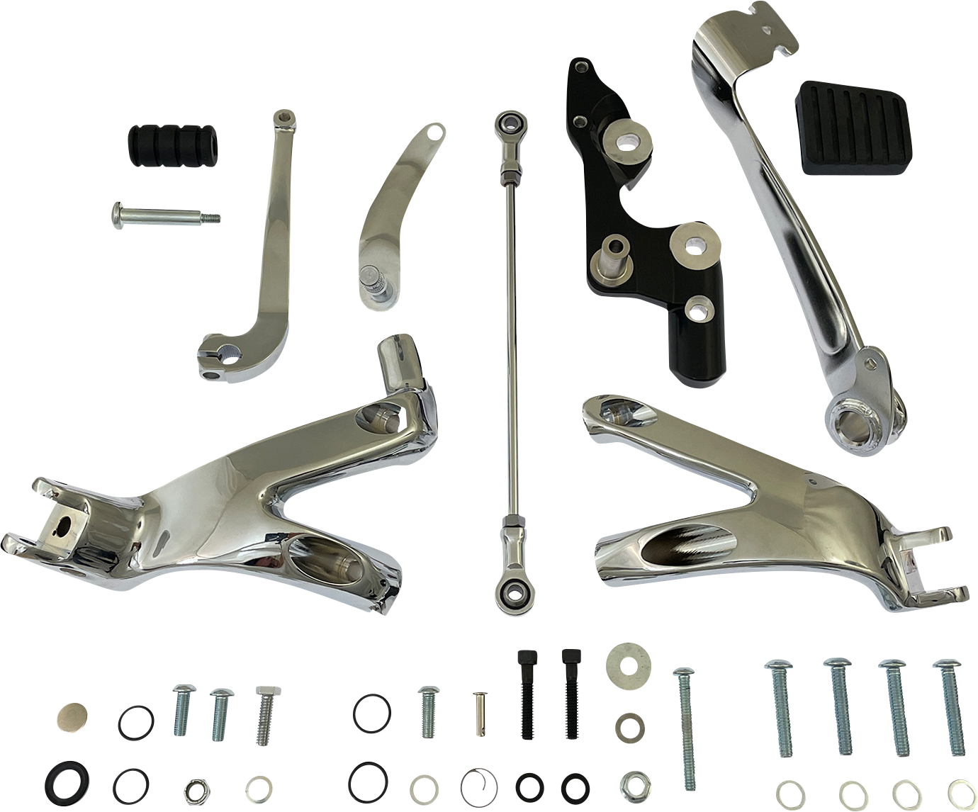 1622-0573 - DRAG SPECIALTIES Forward Control Kit - Softail - Chrome D3 ...