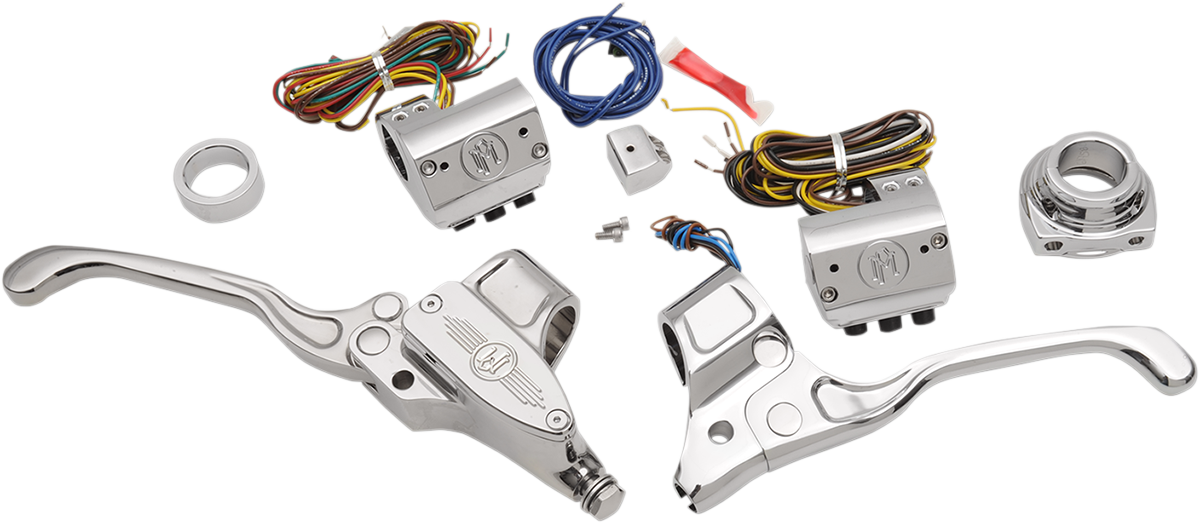 0610-1672 - PERFORMANCE MACHINE (PM) Handlebar Control Set - Cable - 9 ...