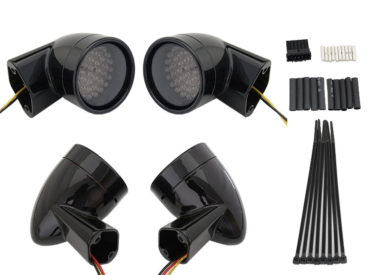 33-5016 - Black Revox Bullet Style LED Turn Signal Lamp Kit ...