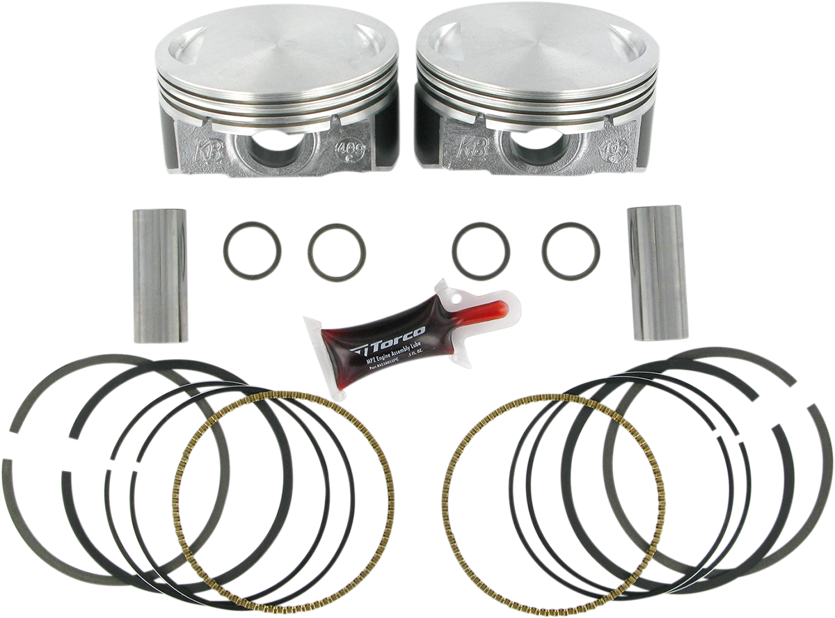 0910-0917 - KB PERFORMANCE Piston Kit - Twin Cam KB409C.010 ...