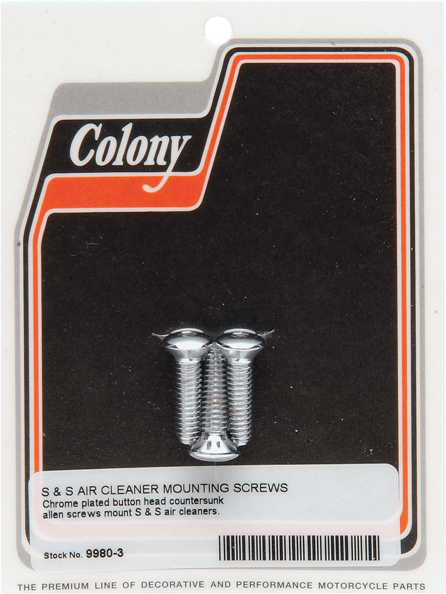 2401-0125 - COLONY Cover Bolts - Air Cleaner 9980-3 – Retrocycle, LLC