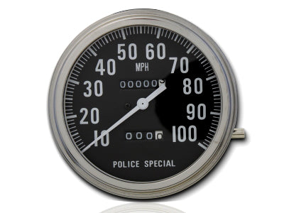 39-0303 - Police Special Speedometer with 1:1 Ratio – Retrocycle, LLC