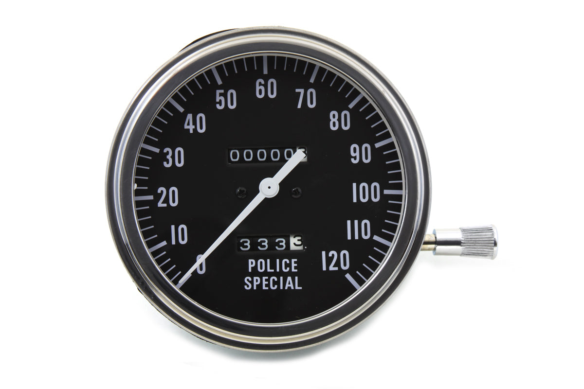 39-0932 - Police Special Speedometer with 2:1 Ratio – Retrocycle, LLC