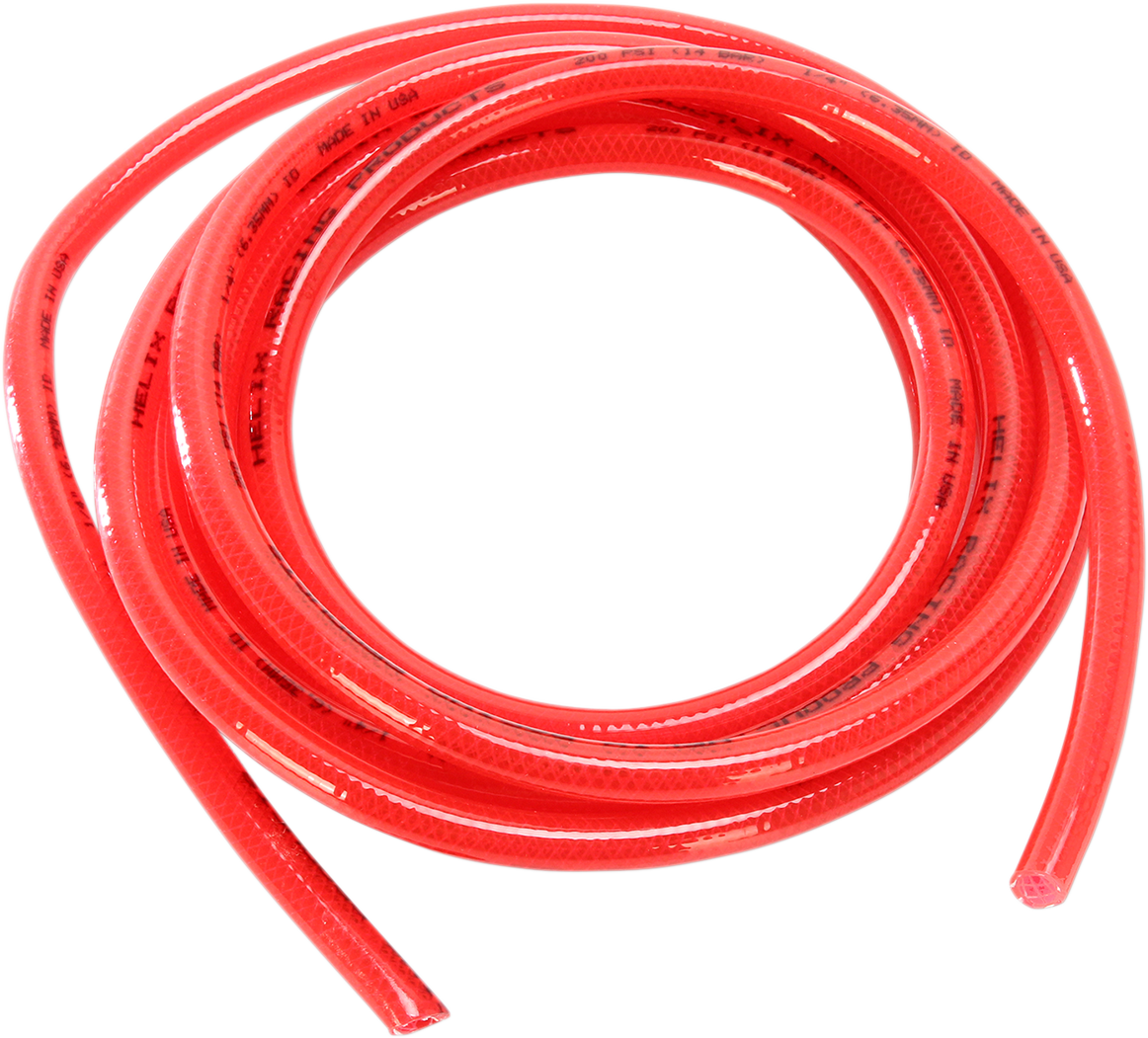 0706-0266 - HELIX High-Pressure Fuel Line - Red - 1/4" - 10' 140-0103 ...