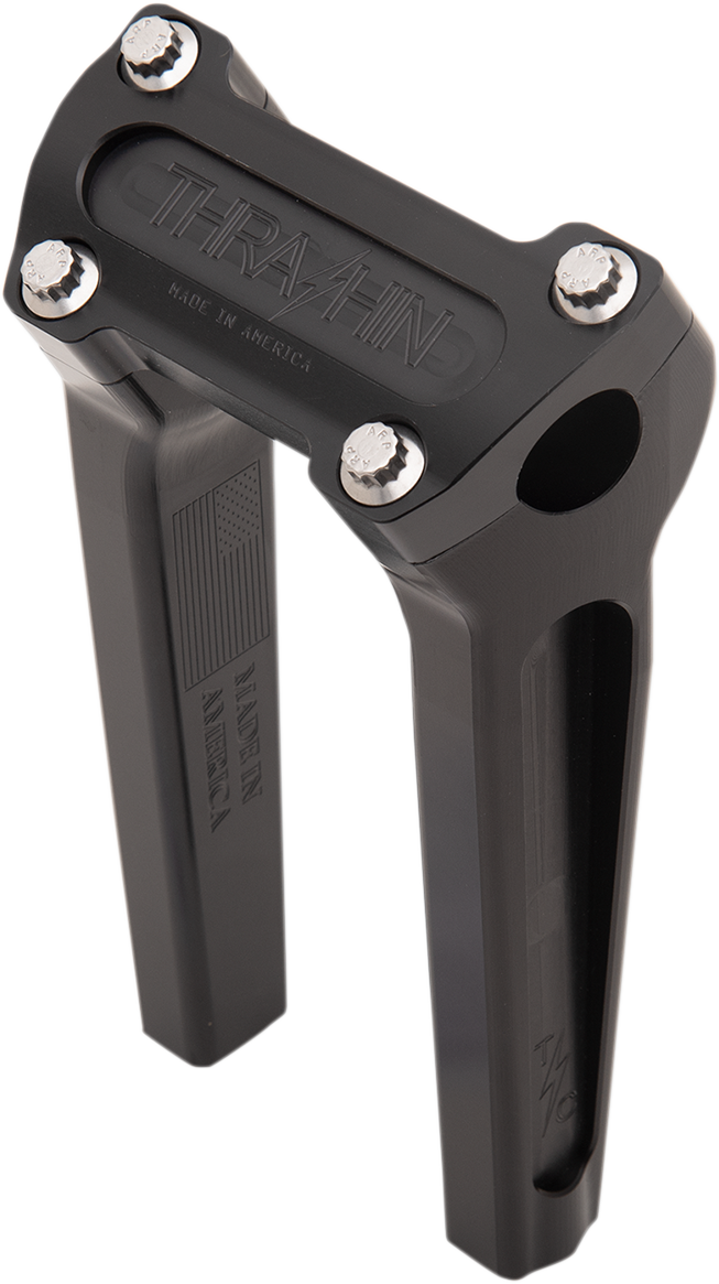 0602-1048 - THRASHIN SUPPLY CO. Risers - Straight - 8" - Black TSC-800 ...