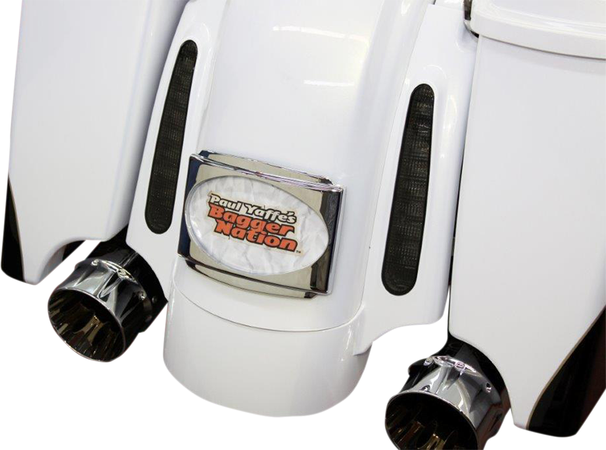 2030-0616 - PAUL YAFFE BAGGER NATION License Plate Frame - CVO - Chrom ...